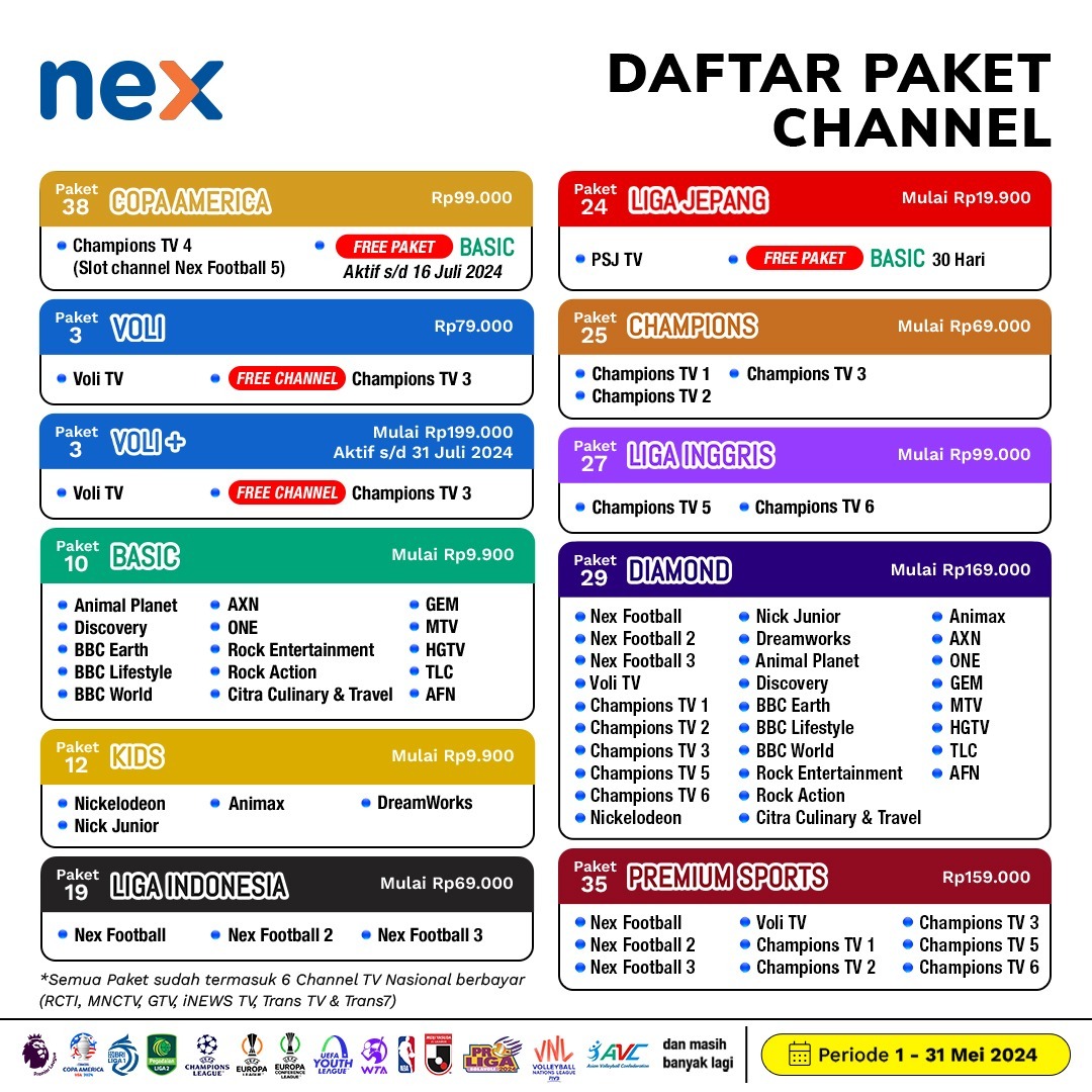 PAKET TV BULAN INI | Toko Online Johan Bluetooth